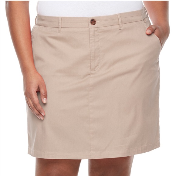 croft & barrow | Shorts | Croft Barrow Twill Essential Skort Plus New ...